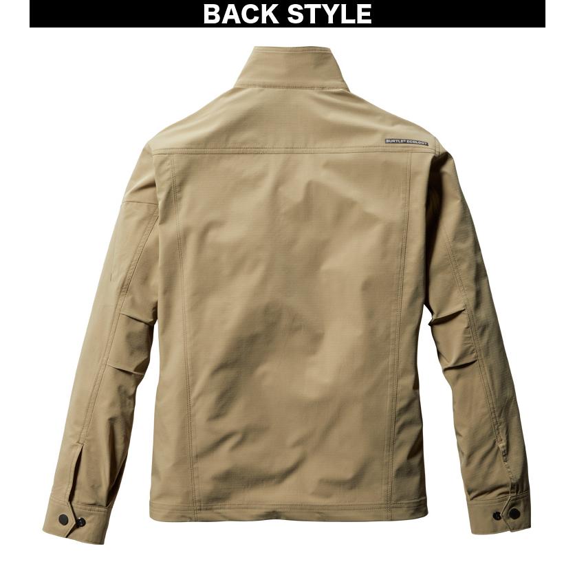 BURTLE バートル ジャケット（ユニセックス）9701 S〜4L 長袖 SDGs スリム ストレッチ 伸長率22% 吸汗速乾 制電 メンズ レディース エコ 春夏 作業服 作業着 : 空調 ...