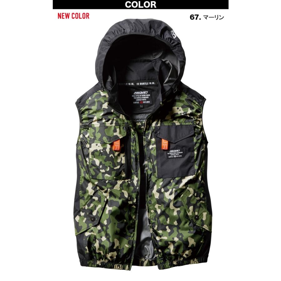 BURTLE バートル エアークラフト タクティカルベスト AC1154 KS100 クロダルマ 15Vファンバッテリー フルセット AIRCRAFT 電動ファン用ウェア : 空調服・ファン ...