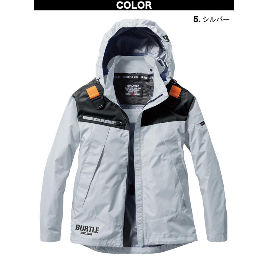 バートル エアークラフト 2024年モデル ACフーディジャケット AC1191（ユニセックス）単品 長袖 UV BURTLE AIRCRAFT フルハーネス 電動ファン用ウェア 作業着 ...