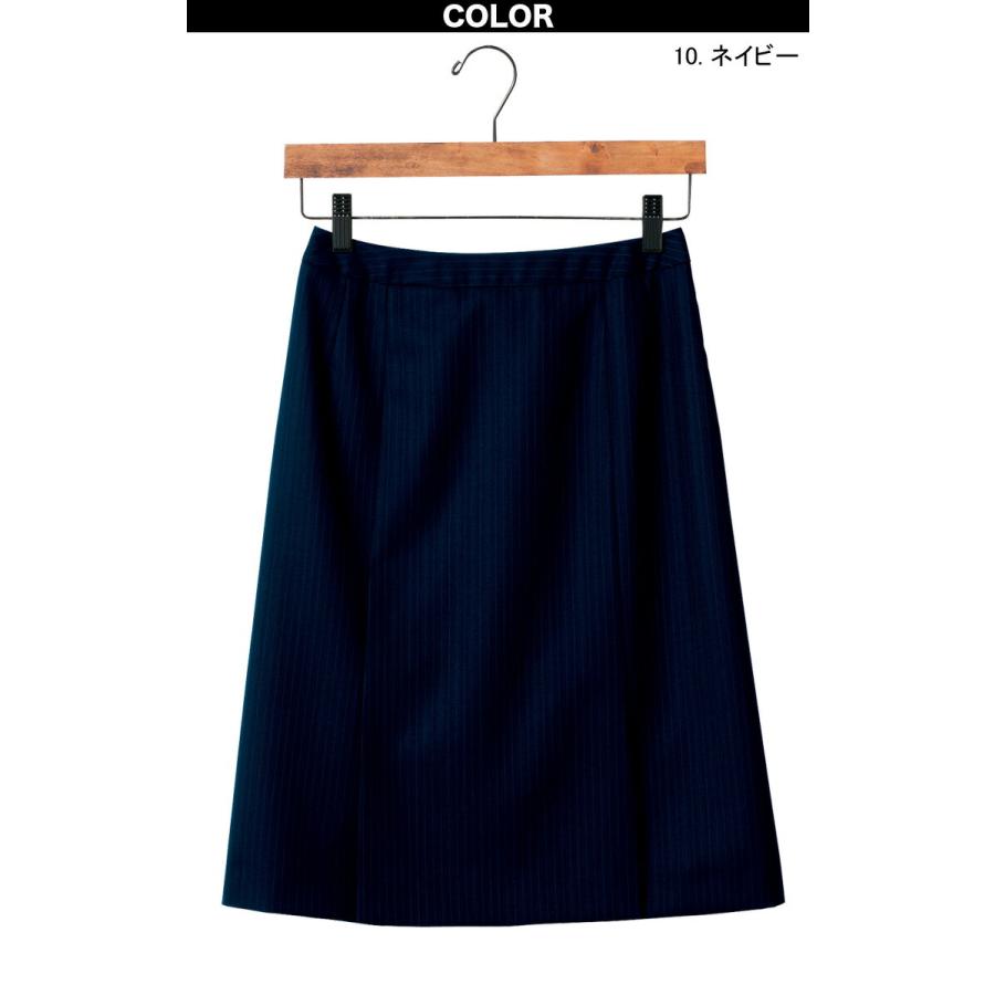 UNILADY セミタイトスカート 5号〜19号 U9131 ネイビー ブラック