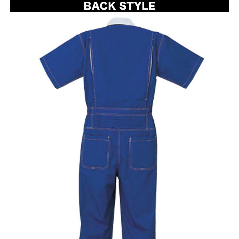 KURE クレヒフク ビスロンファスナー半袖ツナギ 6603 S〜3L オーバーオール つなぎ 続服 作業服 作業着 春夏 メンズ レディス LIBERTY ROAD : 空調服・ファン付き ...