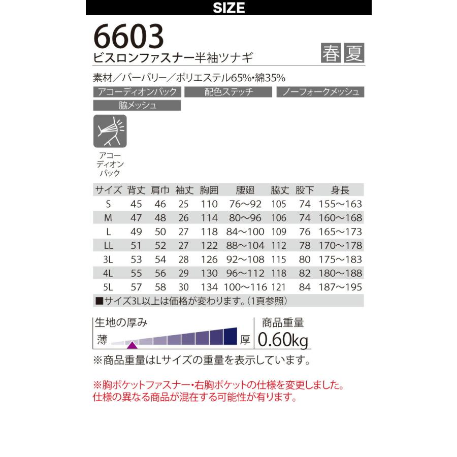 KURE クレヒフク ビスロンファスナー半袖ツナギ 6603 S〜3L オーバーオール つなぎ 続服 作業服 作業着 春夏 メンズ レディス LIBERTY ROAD : 空調服・ファン付き ...