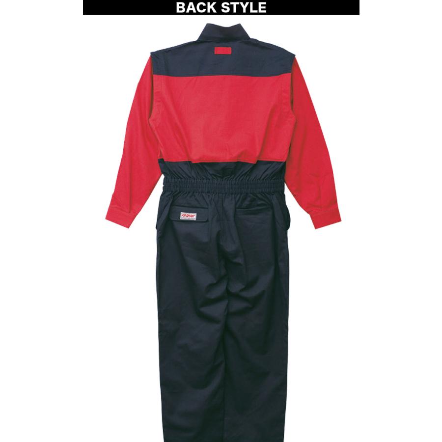 クレヒフク 長袖ピットスーツ KR6 S〜3L カツラギ 綿100% モータースポーツ オーバーオール つなぎ 続服 作業服 作業着 春秋冬 メンズ KR-CIRCUIT KURE : 104 ...