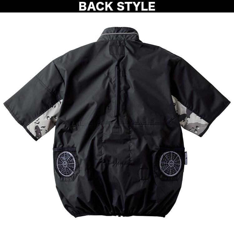 2025年 新商品 空調服半袖ジャケット ファンバッテリー25Vフルセット(ファン13クロのみ)1082-116/1082-810 寅壱 迷彩 ミリタリー アルミ 空調服社 ハーネス対応 ...