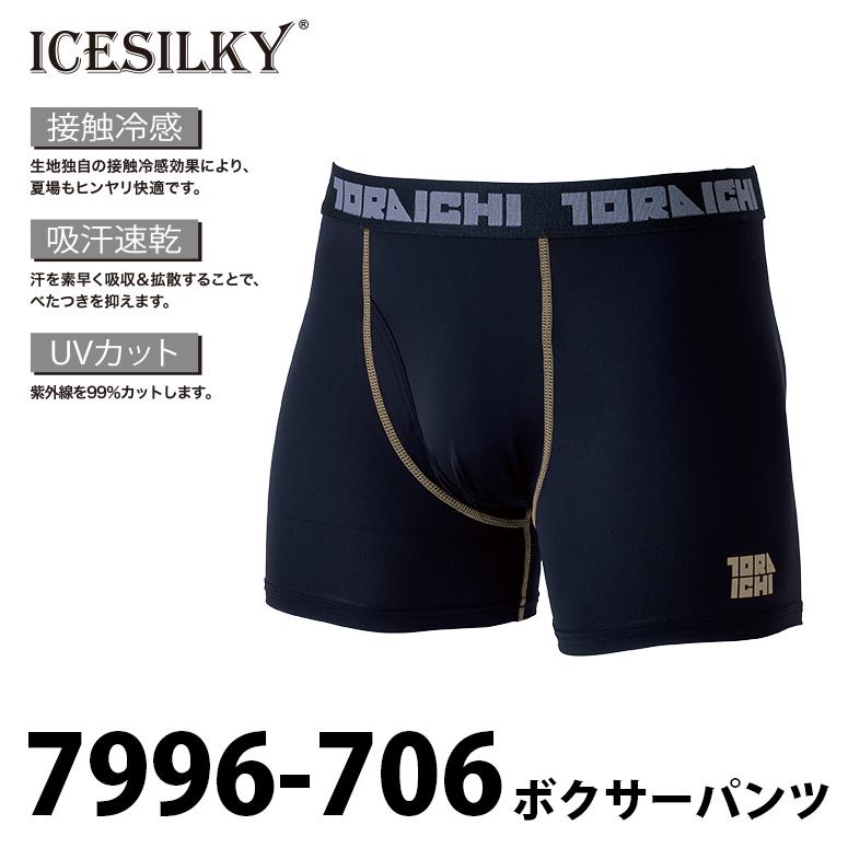 2025年新商品 寅壱 ボクサーパンツ 7996-706 吸汗速乾 接触冷感 UVカット 春夏 超冷感 シルキータッチ素材 インナーパンツ メンズ 現場 作業着 作業服 TORA : 空調服 ...