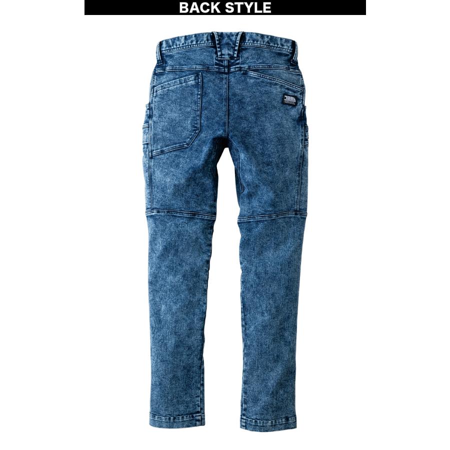 2024年秋冬新作 寅壱 8922-219 デニムカーゴパンツ TORAICHI ズボン デニム ストレッチ ケミカルウォッシュ スリムシルエット メンズ カジュアル S~5L : 127 ...