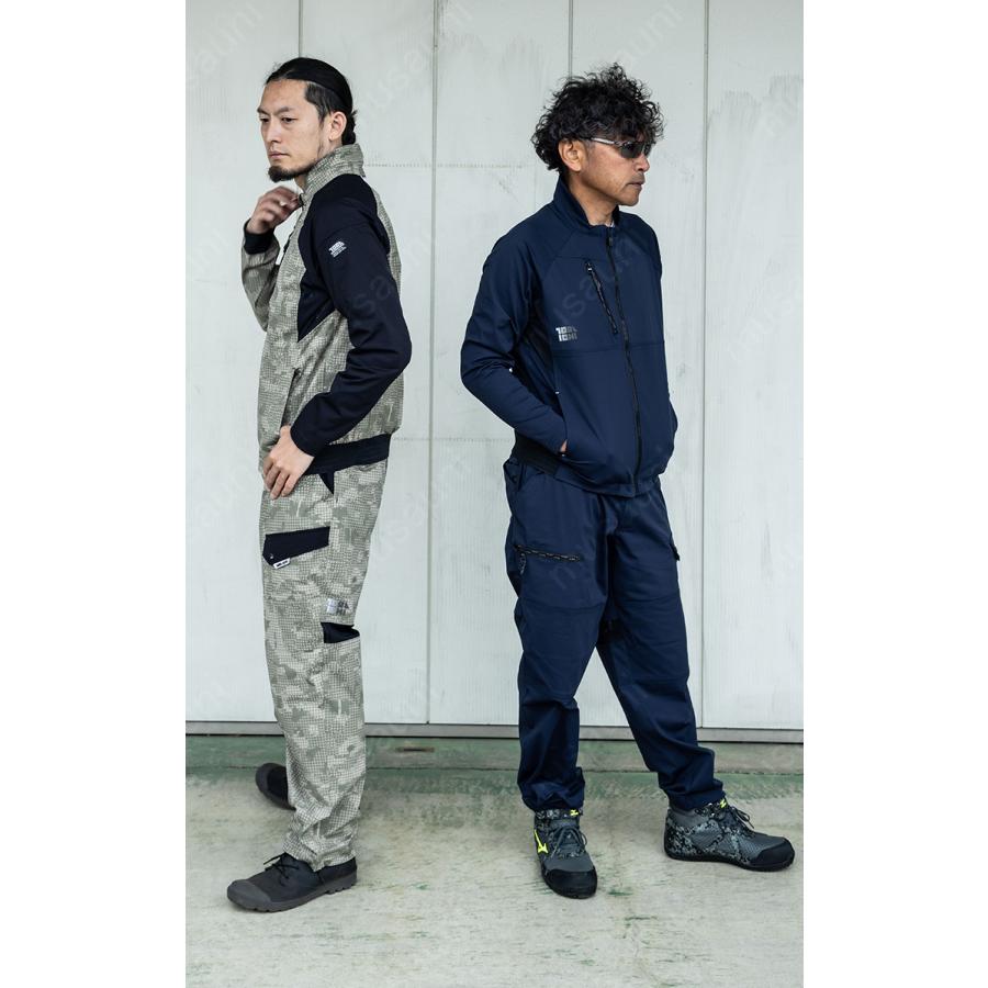 2025年新商品 寅壱 ワイドカーゴ 9283-211 吸水 速乾性 ストレッチ 吸汗速乾 抗ピリング UVカット 再帰性反射 春夏 メンズ 男女兼用 作業ズボン 作業パンツ TORA ...