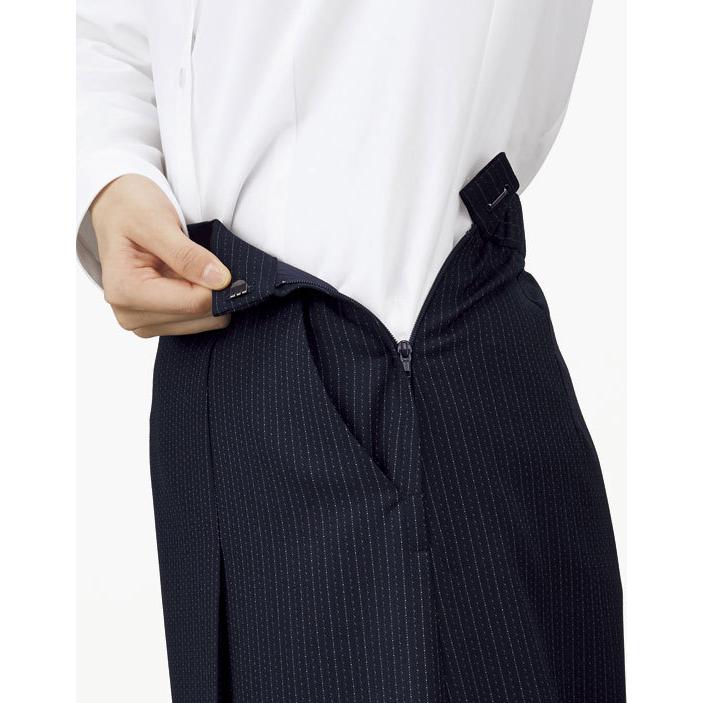 BONOFFICE ボンオフィス Aラインスカート 5~15号 事務服 会社 受付 制服 BrainyStripe ブレイニーストライプ bon-as2324 宅配のみ : UNIFORM ...