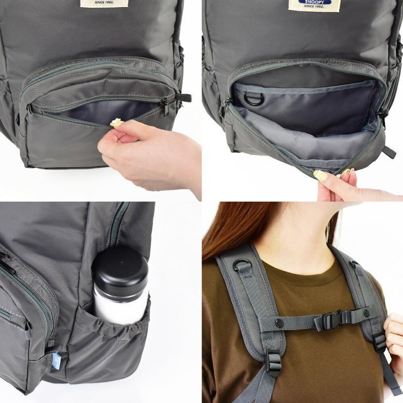 スヌーピー はっ水軽量リュックサック enjoy your trip SNOOPY SPMS