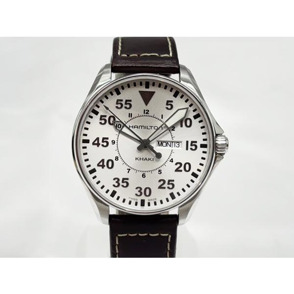 【HAMILTON】H64611555 カーキ パイロット 42mm☆品☆質屋 ユニオン本通店 ハミルトン : union本通店 - 通販 ...
