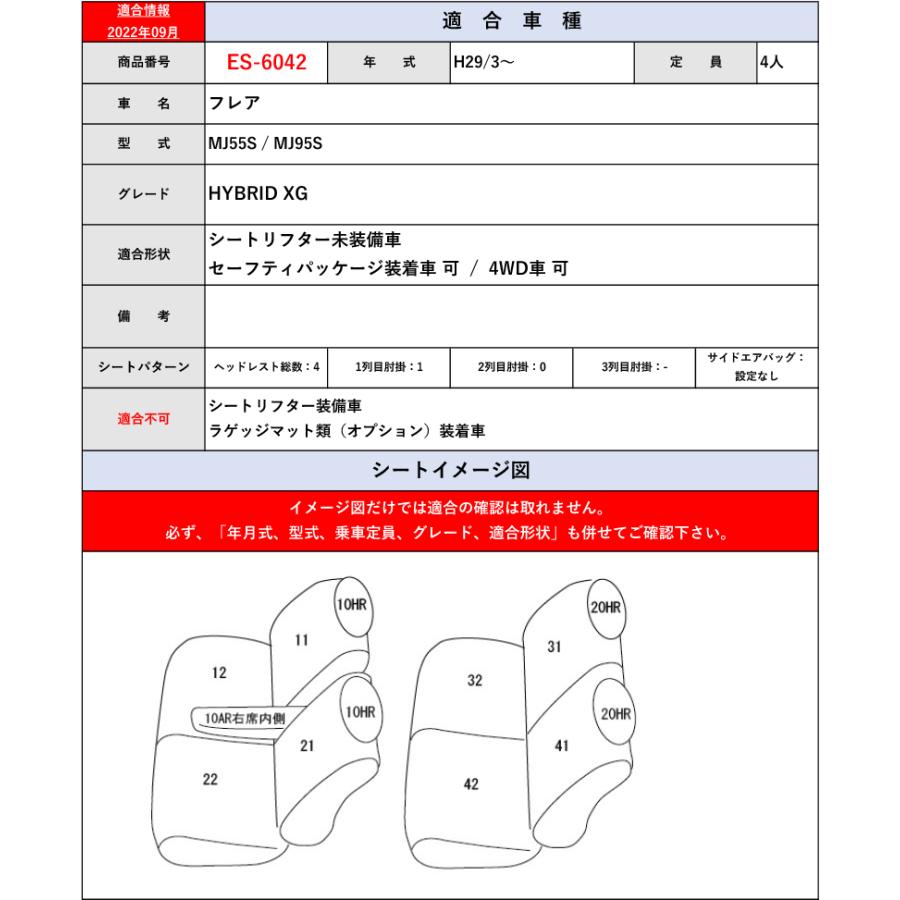 [Clazzio]MJ55S_MJ95S フレア(H29/3〜)用シートカバー[クラッツィオ×ジュニア] : claz-mz-flai-02-jr : ユニオンプロデュース - 通販 ...