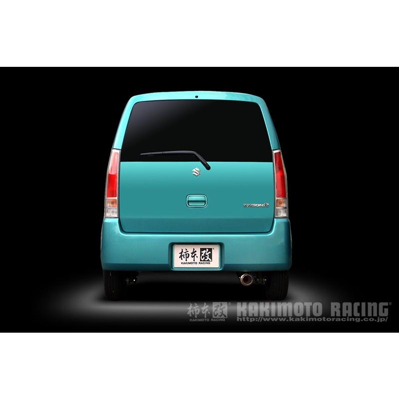 [柿本_改]CBA,DBA-MH21S ワゴンR_2WD(K6A / 0.66 NA_H16/12〜H19/05_3/4型)用マフラー[GTbox Rev.][S41320][車検対応 ...