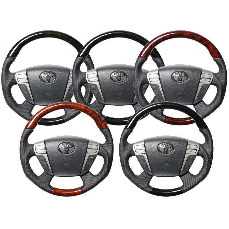 [REAL]20系 アルファード(H20/5〜H27/1)用レアルステアリング_ウッド&レザー[オリジナルシリーズ] : ユニオンプロデュース ...
