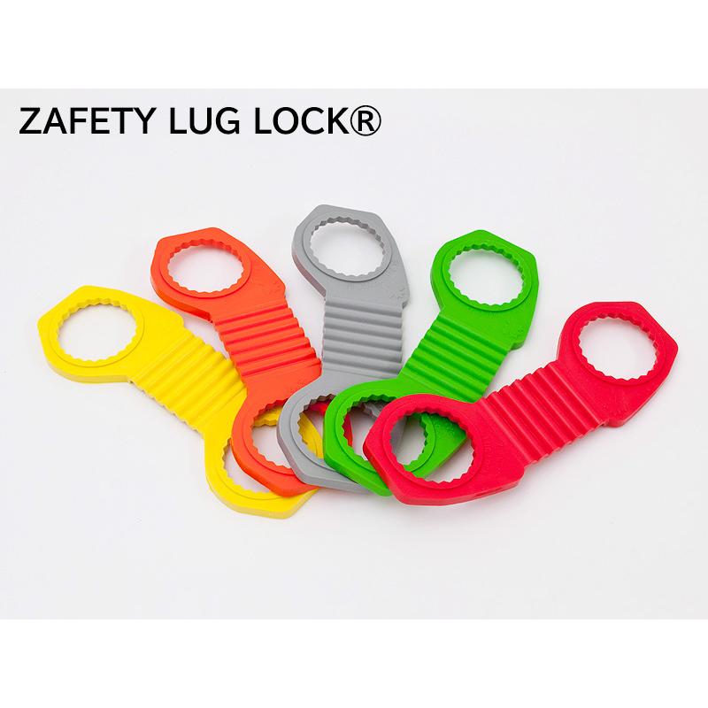 [Zafety Lug Lock]大型トラックホイール脱輪防止対策・ゆるみ止め_1個(二面幅33mm×P.C.D335)[国際特許商品済・新 ...