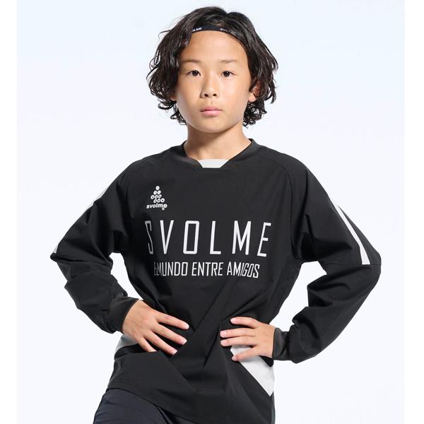 SVOLME スボルメ svolme Jr ピステクルートップ ブラック 1243-33201 ジュニアサッカー ピステ : ユニオンスポーツヤフー店 - 通販 - Yahoo!ショッピング