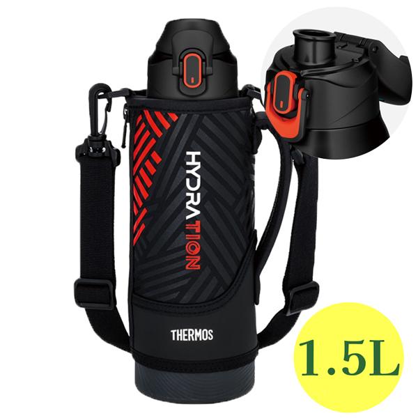 THERMOS サーモス thermos 真空断熱スポーツボトル 1.5L ブラックオレンジ FJS-1500F : ユニオンスポーツヤフー店 - 通販 - Yahoo!ショッピング