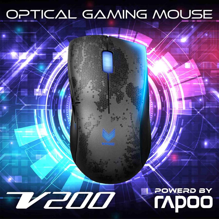 Rapoo ゲーミングマウス 光学式 VPRO「V200」 : ユニークダイレクト - 通販 - Yahoo!ショッピング