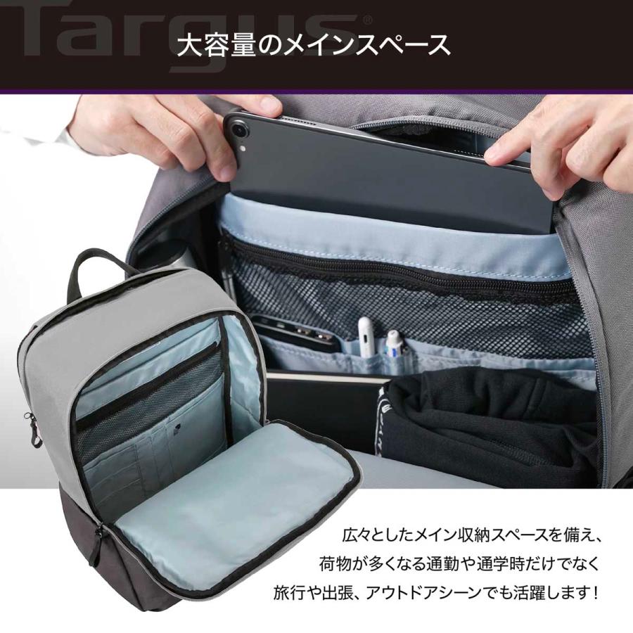 Targus バックパック メンズ Sagano EcoSmart Travel Backpack ノート