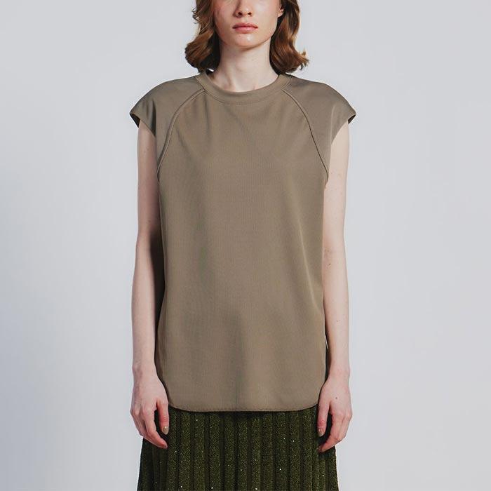 Sov. ソブ 0308-030-242 アクアスーティングフレンチスリーブトップス サンドベージュ レディース カットソー 2024年春夏 送料無料 :0308-030-242-BE ...