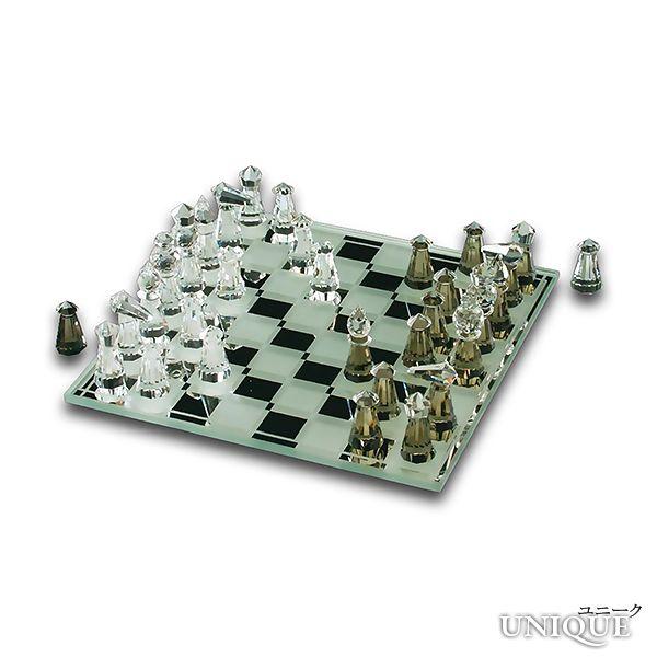 PRECIOSA 【プレシオサ】 クリスタルガラス チェス ★ Small Chess Set ★ 【20％OFF】 : ユニーク世界 ...
