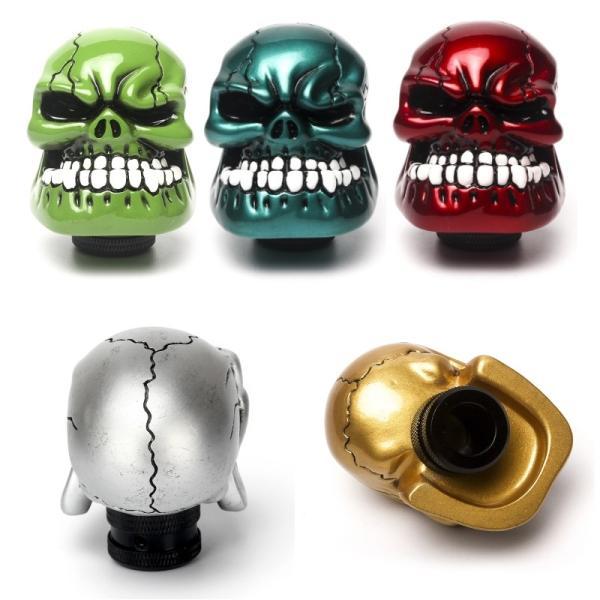 ドクロ シフトノブ 汎用 アダプター付き 全7色 MT AT スカル 骸骨 おもしろ トラック トヨタ ニッサン スズキ ホンダ スバル 三菱 : ユニスター - 通販 - Yahoo!ショッピング