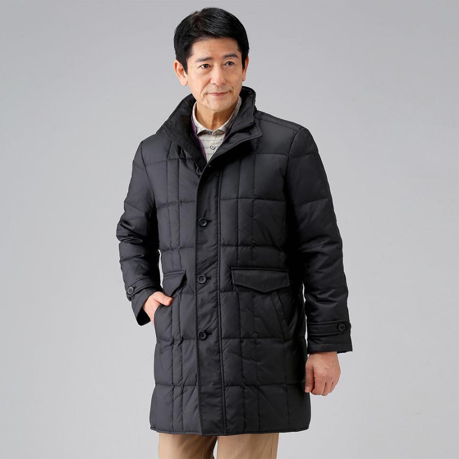 Huntington Club ロングコート ダウン 撥水 あったか メンズ シニア