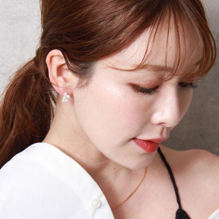 パールピアス 14K GP シルバー925 ポスト 小粒パール 小さめ 人気 華奢 プチプラ お得 おしゃれ 金属アレルギー対応 uniuni PA-35 :RK0123:uniuni ...