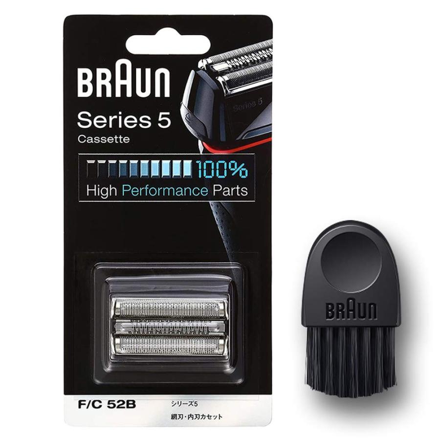 BRAUN Series 5 ブラウン 替刃 旧シリーズ5 シェーバー F/C52B-b ブラック 掃除用ブラシ付き : KAIKENSHOP ...