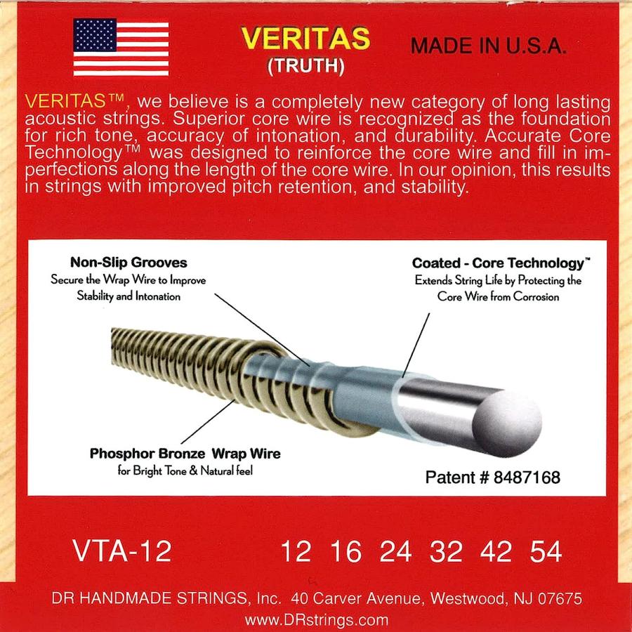 DR アコギ弦 VERITAS フォスファーブロンズ .012-.054 VTA-12 : UNLIMINet Yahoo!shop - 通販 - Yahoo!ショッピング