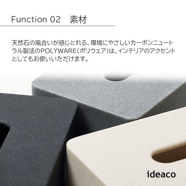 ideaco イデアコ Tissue Case SP compact エスピーコンパクト ティッシュケース ティッシュボックス 袋ティッシュ専用 ソフトパック 天然石 : 819382 ...