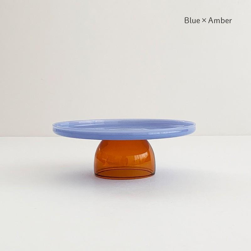 amabro アマブロ ツートーン スタンド ガラス ケーキスタンド コンポート Two tone : Unmaison - 通販 ...