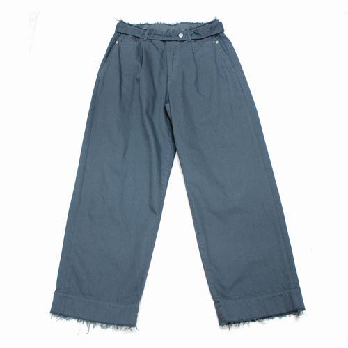 YOKE ヨーク 22SS Cut-Off Wide-Legged Denim Trousers パンツ ブルーグレー 3 : unstitch Yahoo!店 - 通販 - Yahoo!ショッピング