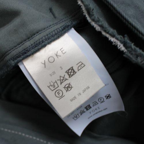 YOKE ヨーク 22SS Cut-Off Wide-Legged Denim Trousers パンツ ブルーグレー 3 :136140:unstitch Yahoo!店 - 通販 ...