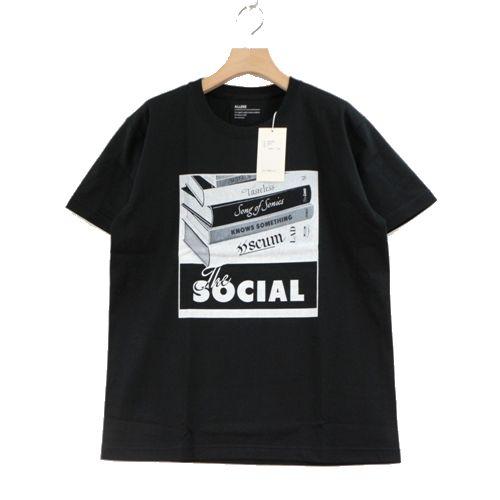 Allege アレッジ 18SS social books - T Tシャツ 2 ブラック : unstitch Yahoo!店 - 通販 - Yahoo!ショッピング