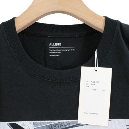 Allege アレッジ 18SS social books - T Tシャツ 2 ブラック : unstitch Yahoo!店 - 通販 - Yahoo!ショッピング