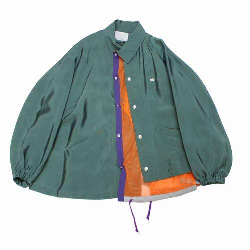 Kolor カラー 23SS ビスコースナイロンツイルコーチジャケット 2 グリーン : unstitch Yahoo!店 - 通販 ...