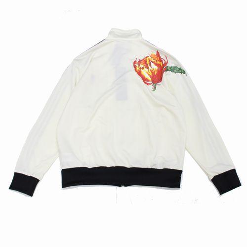 adidas × Y's 23SS CACTUS FLOWER TRACK JACKET トラックジャケット M ホワイト ...
