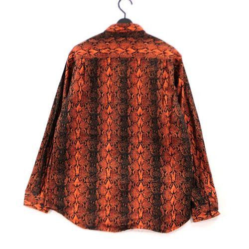 WHIMSY ウィムジー 21SS Snake Skin L/S Shirt スネークスキン シャツ L オレンジ ブラック : unstitch Yahoo!店 - 通販 - Yahoo ...