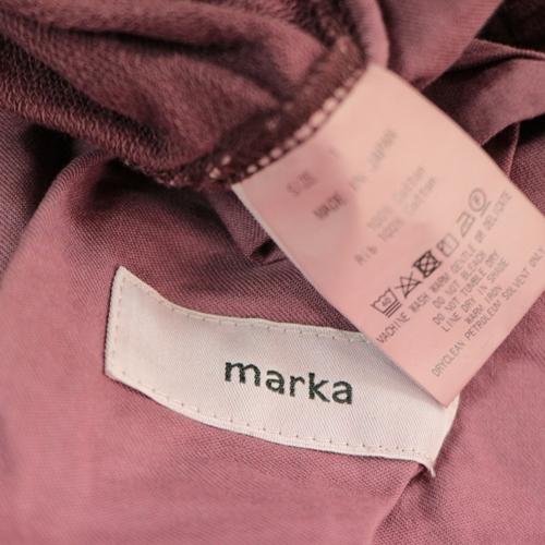 marka マーカ 24SS オーガニックコットンインレイ / イージーワイドパンツ 1 バーガンディ : unstitch Yahoo!店 - 通販 - Yahoo!ショッピング