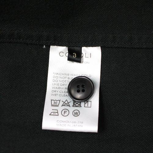 COMOLI コモリ 22SS ブラック ワークジャケット 3 : unstitch Yahoo!店 - 通販 - Yahoo!ショッピング