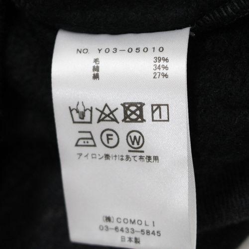 COMOLI コモリ 23AW W/C/SI 長袖クルー ニット スウェット 2 チャコール : 155061 : unstitch Yahoo!店 - 通販 - Yahoo!ショッピング