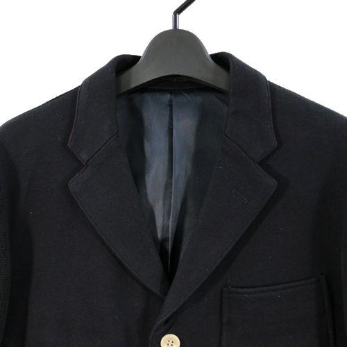 VAN JAC ヴァン ヂャケット 袖ニット切替テーラードジャケット L ネイビー : unstitch Yahoo!店 - 通販 - Yahoo!ショッピング