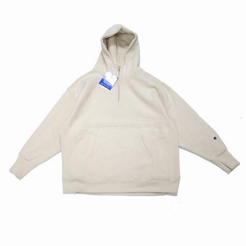 Champion チャンピオン 21AW FRAMeWORK別注 リバースウィーブ11.7ozハーフジップパーカー M ベージュ : unstitch Yahoo!店 - 通販 - Yahoo ...