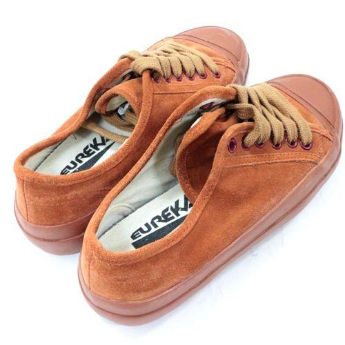 MAISON EUREKA × REPRODUCTION OF FOUND メゾンエウレカ SUEDE NAVAL TRAINER スニーカー 35 ブラウン : unstitch Yahoo ...