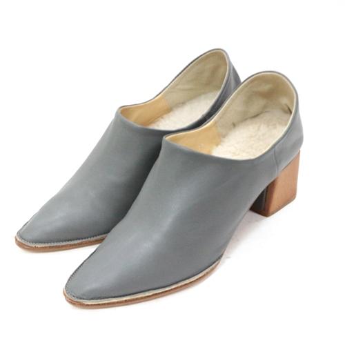 MAISON EUREKA メゾンエウレカ BABOUCHE PUMPS バブーシュパンプス 36 グレー : unstitch Yahoo!店 - 通販 - Yahoo!ショッピング