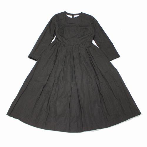 YAECA ヤエカ WRITE TUCK DRESS ワンピース S ブラウン : unstitch Yahoo!店 - 通販 - Yahoo!ショッピング