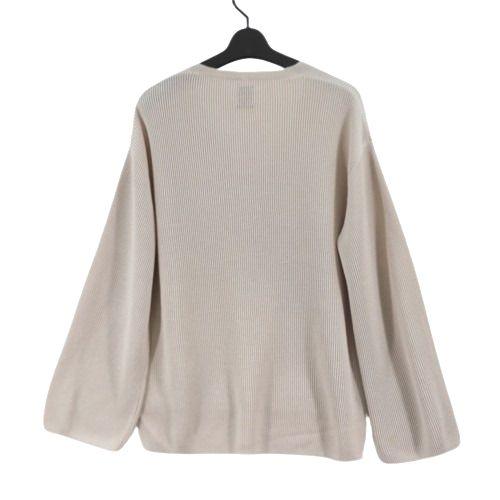 BATONER バトナー 22SS HIGHCOUNT LINEN V NECK リネン Vネック ニット 1 ベージュ : unstitch Yahoo!店 - 通販 - Yahoo!ショッピング