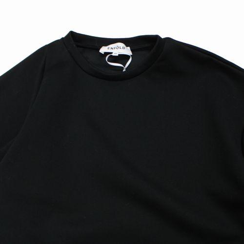 ENFOLD エンフォルド 24SS ASYMMETRY-SLEEVE PULLOVER アシンメトリースリーブ プルオーバー 38 ブラック : unstitch Yahoo!店 - 通販 ...