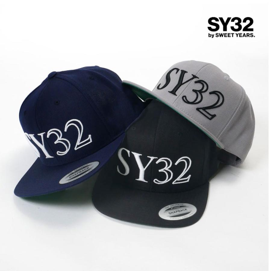 SY32 by SWEET YEARS エスワイ32 メンズ 3Dロゴ スナップバック キャップ 14581 2024-25aw 秋冬 男女兼用 : un passo AVANTI - 通販 ...