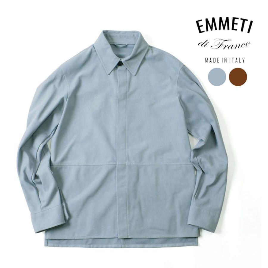 EMMETI エンメティ メンズ ALESSIO アレッシオ シャツブルゾン EMMETI エンメティ メンズ ALESSIO アレッシオ シャツブルゾン